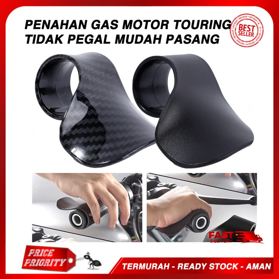 Jual Penahan Gas Motor Turing Touring Anti Cape Pegal Anti Slip ...