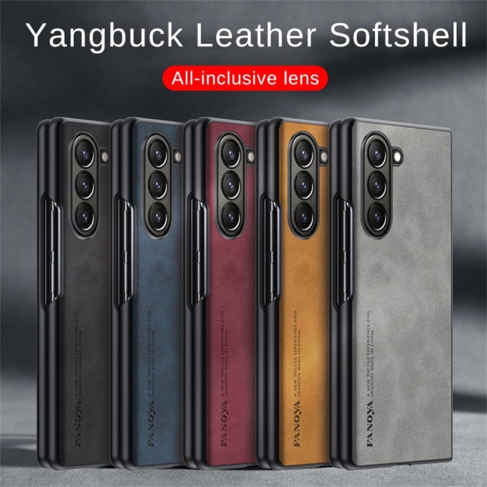 Jual SAMSUNG GALAXY Z FOLD 5 5G LEATHER FANOYA CASE | Shopee Indonesia