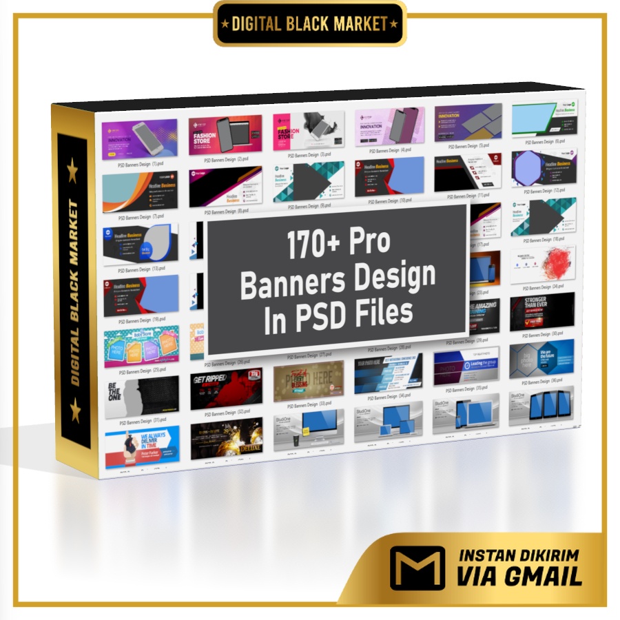 Jual ID99137 - 170+ Pro Banners Design In PSD Files | Shopee Indonesia