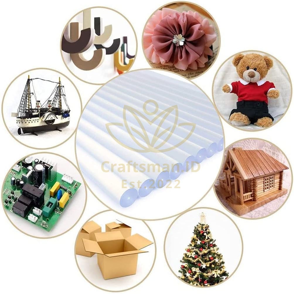 Jual 10 Pcs Isi Refil Lem Tembak Transparan Glue Gun Temurah | Shopee ...