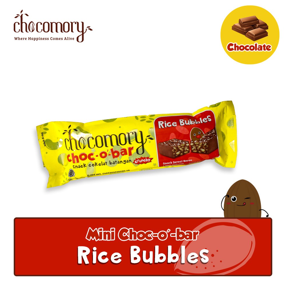 Jual Chocomory Mini Choco Bar Rice Bubble 35g | Shopee Indonesia