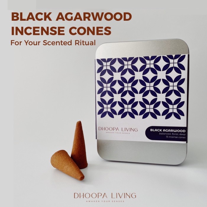 Jual Dhoopa Black Agarwood Incense Cones - Dupa Kerucut Black Agarwood ...