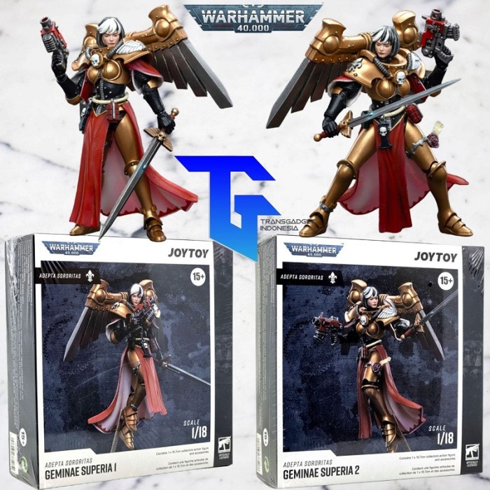 Jual JOYTOY 1/18 Warhammer 40K Adepta Sororitas Geminae Superia 1 JT5079 / Geminae Superia 2 ...