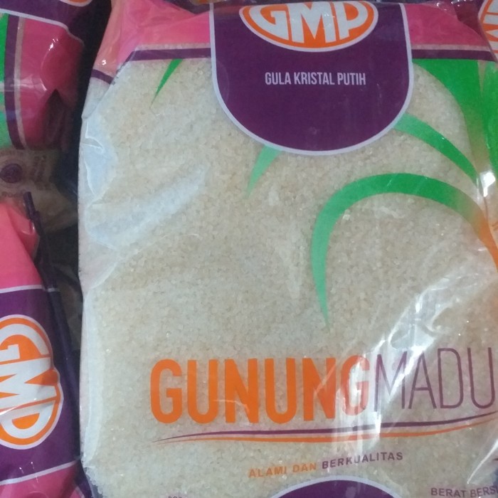 Jual GMP GULA KRISTAL PUTIH GUNUNG MADU 1kg | Shopee Indonesia