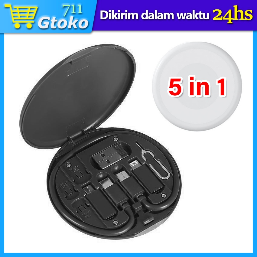 Jual Kabel Type C Multiple Connector USB A / Lightning / Pin Tusukan ...