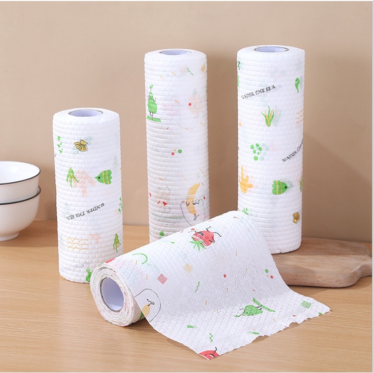 Jual GOS TISU GULUNG ROLL LAZY WIPES/KAIN LAP BENTUK TISU LUCU UNIK ...