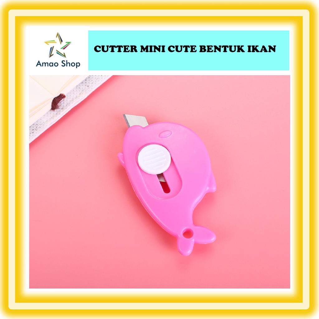 Jual Cutter Mini Viral Motif Lucu Pisau Cutter Kecil Papper Cut Murah ...