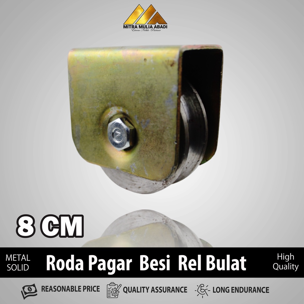 Jual RODA PAGAR BESI REL BULAT | Shopee Indonesia