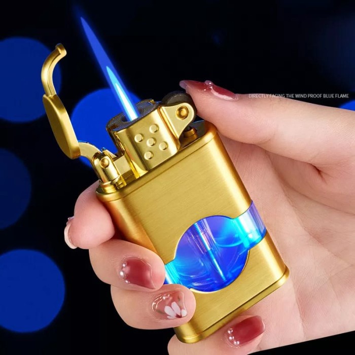 Jual MPYS - New Korek Api Roda Las Gas LED Lighter TH-610 2039 | Shopee ...