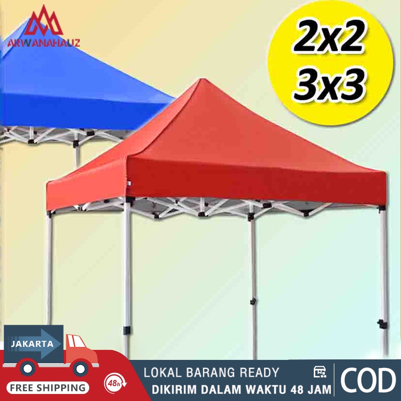 Jual Terpal Atap Tenda Lipat 2x2/3x3 (Bahan Polyester 420D) Anti Air ...