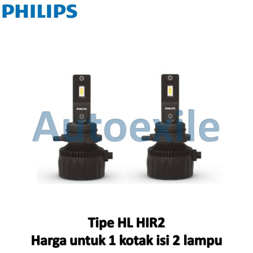 Jual Philips Ultinon Rally 3550 LED HL H4 H7 H11 HB3 HB4 HIR2 12V 24V 50W White Putih 6500K High ...