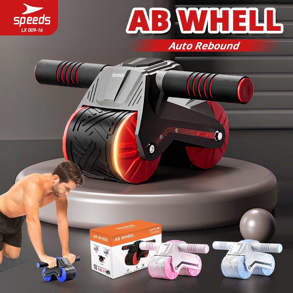 Jual SPEEDS AB WHEEL ALAT PUSH UP POWER EXERCISE DOUBLE WHEEL AB Roller ...