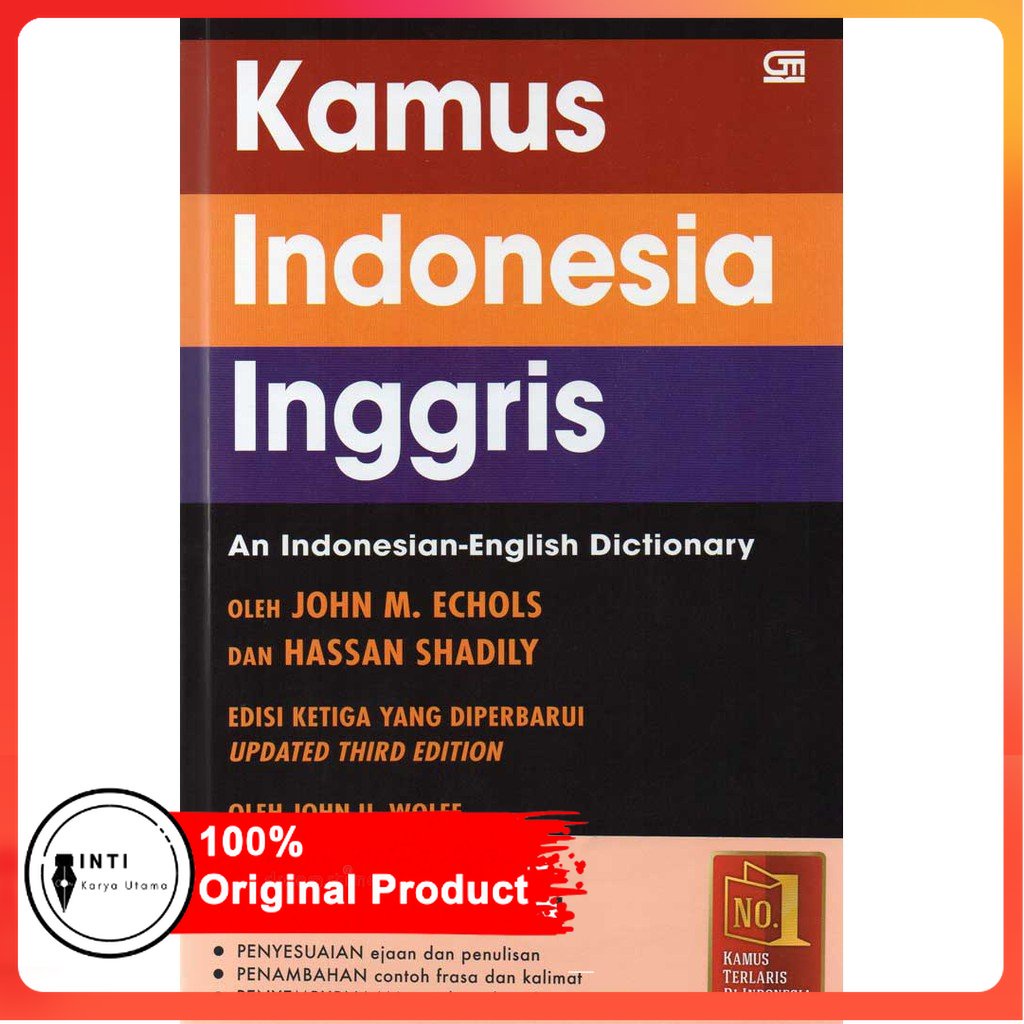 Jual Kamus Indonesia - Inggris Edisi Ketiga Yang Diperbarui (Sc) (SCH ...