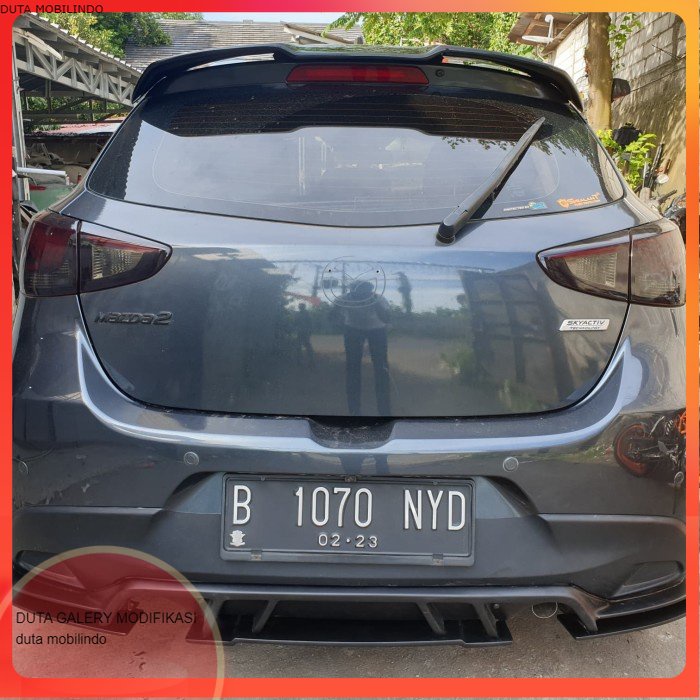 Jual rear spoiler wing Mazda 2 Skyactiv - Boxza duta modifikasi 02 ...