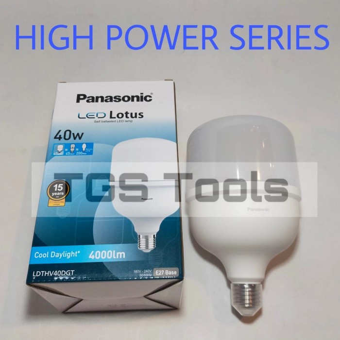 Jual ]PANASONIC BOHLAM BESAR - Lampu LED High Power Light Bulb 40 Watt ...