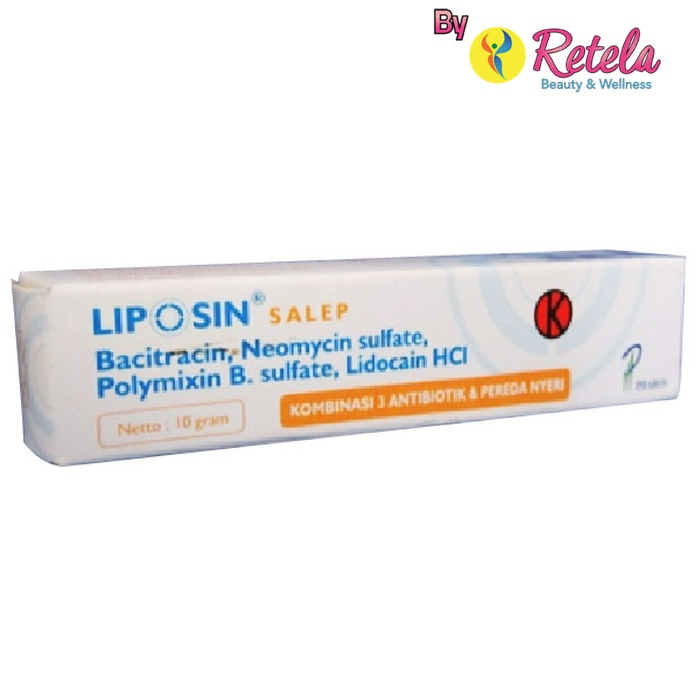 Jual Liposin Ointment 10 G (1 Tube) / Salep Luka / Salep Luka Bakar ...