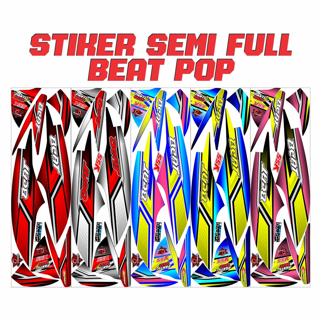 Jual Stiker Striping BEAT Pop Sticker Decal Setiker Stikker Variasi ...