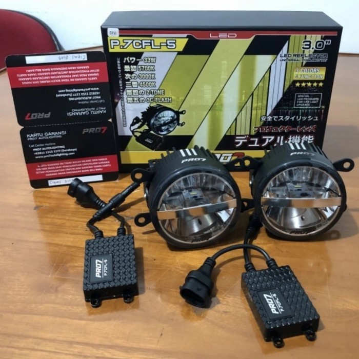 Jual foglamp LED PRO7 PREMIUM P7CFL 3warna | Shopee Indonesia