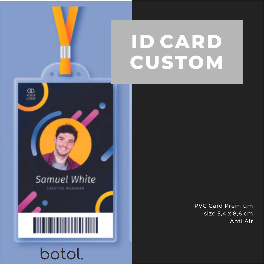 Jual ID CARD CUSTOM / Cetak ID Card/Name Tag/Member Card/Print Custom | Shopee Indonesia