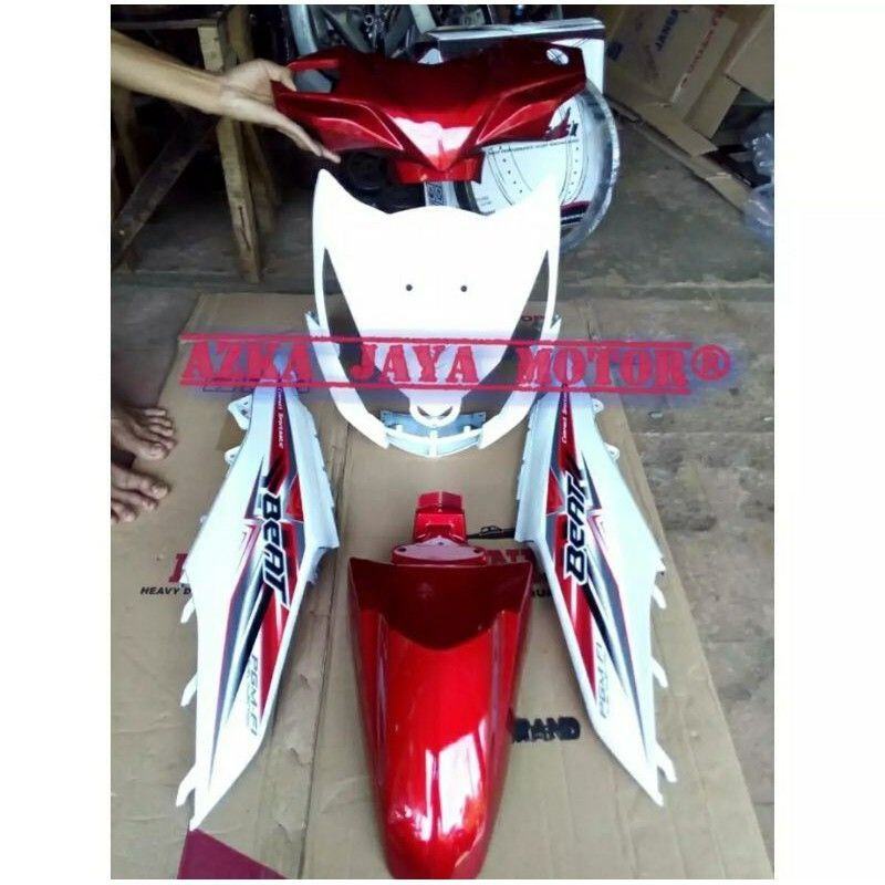 Jual full body Alus honda beat fi lama 2013-2014 warna merah putih ...