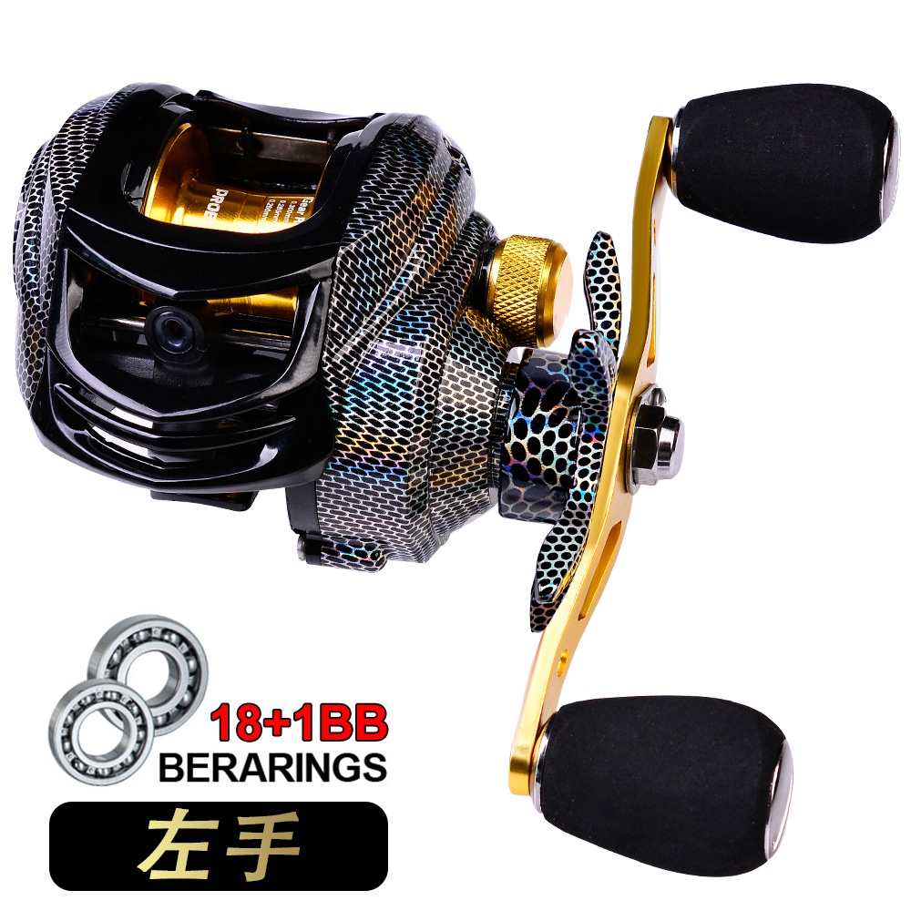 Jual PROBEROS Reel Pancing BAITCASTING handle Kanan/Kiri Reel BC bahan ...