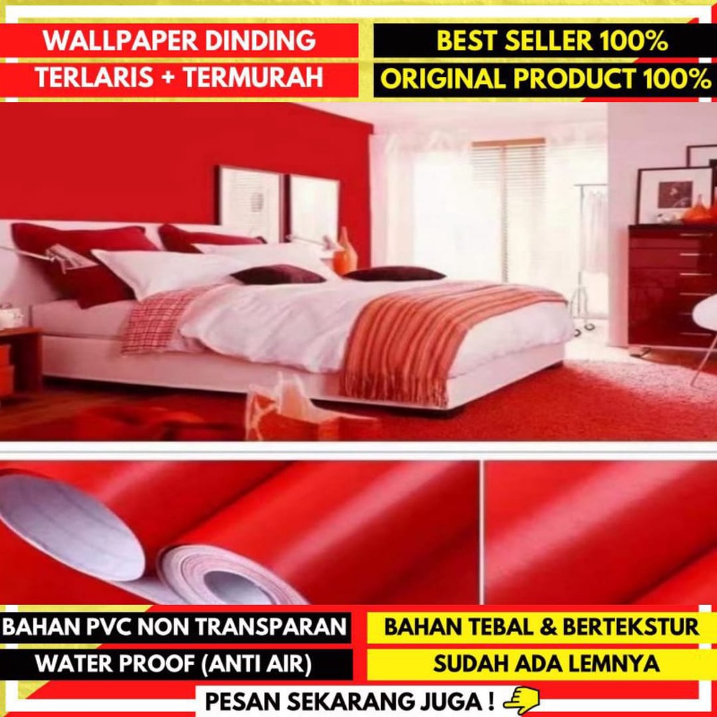 Jual Wallpaper dinding kamar tidur stiker dinding kamar tidur sticker ...