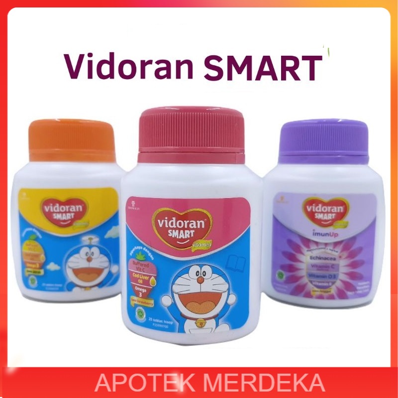 Jual Vidoran smart vitamin isi 25 tablet / Vidoran Smart Multivitamin ...