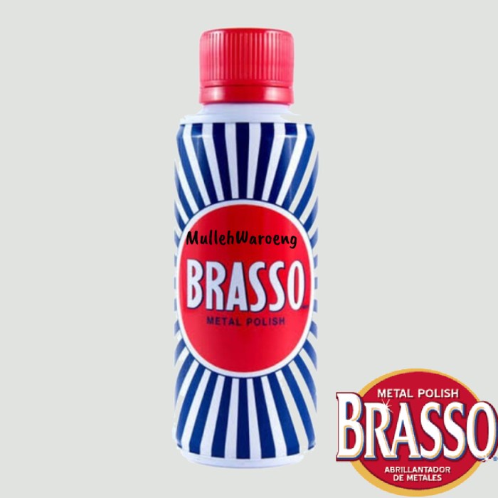 Jual METAL POLISH BRASSO CAIRAN POLES PENGKILAP LOGAM BESI STAINLESS 200 ML | Shopee Indonesia