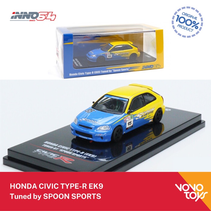 Jual Inno 1/64 Honda Civic Type R EK9 Tuned by Spoon Sports Livery ...