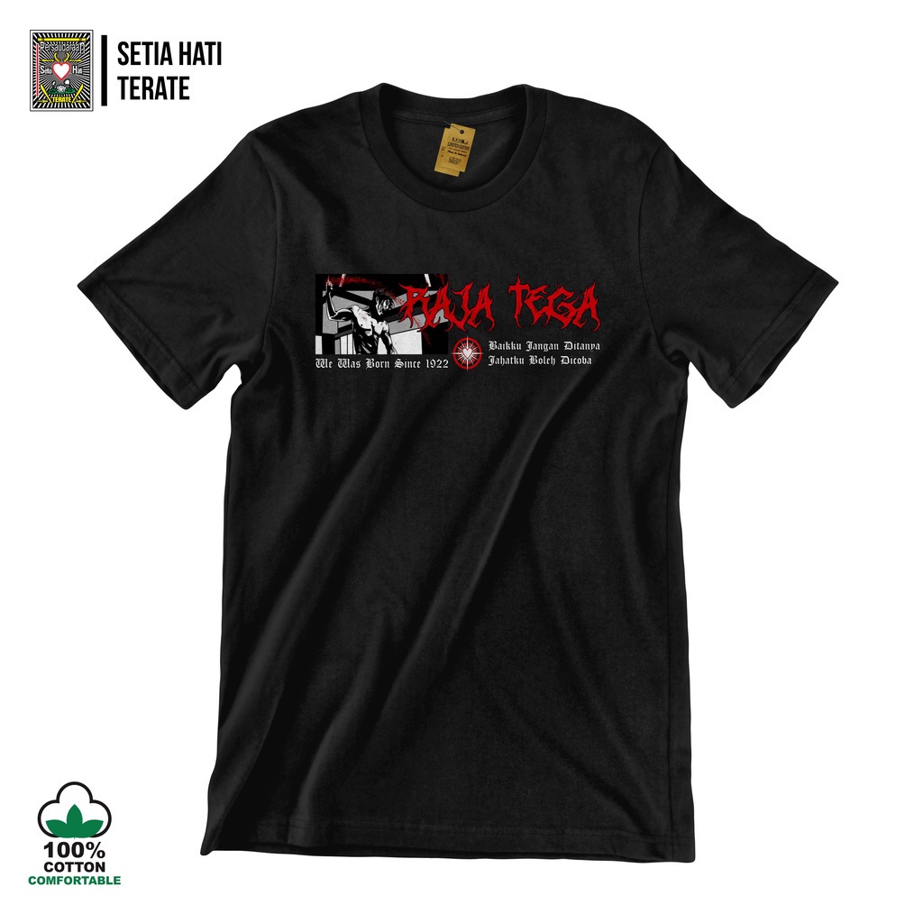 Jual KAOS TERATE PSHT KAOS SETIA HATI PUNKSHTER RAJA TEGA KODE RAJA ...