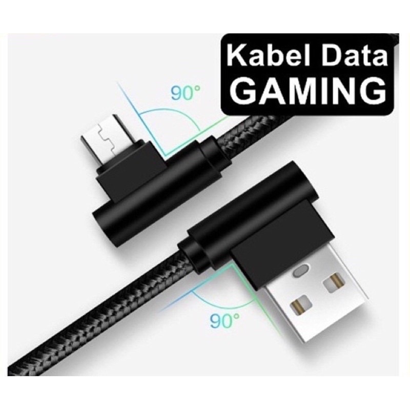 Jual GG KABEL CHARGER HP V8 / MICRO USB / LIGHTNING MODEL L SHAPE FOR GAMING | Shopee Indonesia