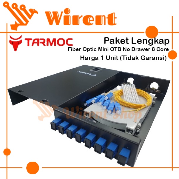 Jual Tarmoc Fiber Optic mini OTB 8 Core SC|Roset FO Besi 8C Lengkap ...