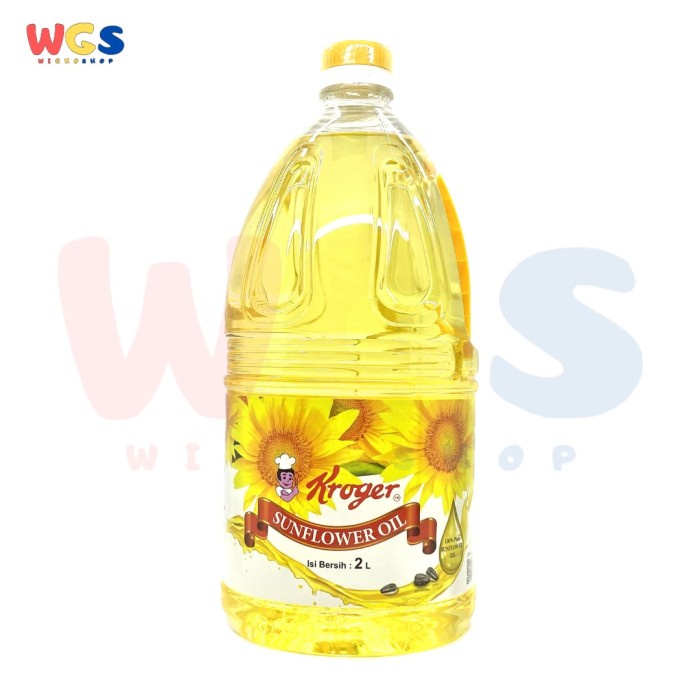 Jual Kroger Sunflower Oil 100% Pure 2 ltr - Minyak Biji Bunga Matahari ...