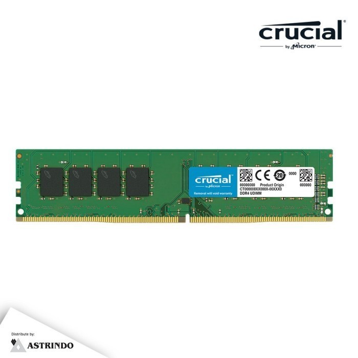 Jual Memory Ram PC Crucial DDR4 UDIMM 8GB 16GB 32GB PC 25600 3200MHz ...