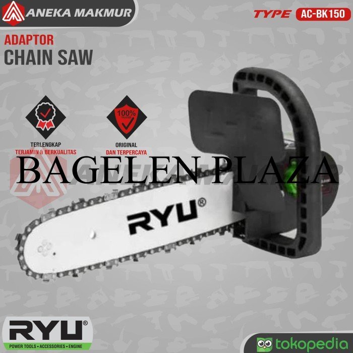 Jual Obral Mini Chainsaw Ryu AC-BK150 Adaptor Chain Saw Mesin Gerinda ...