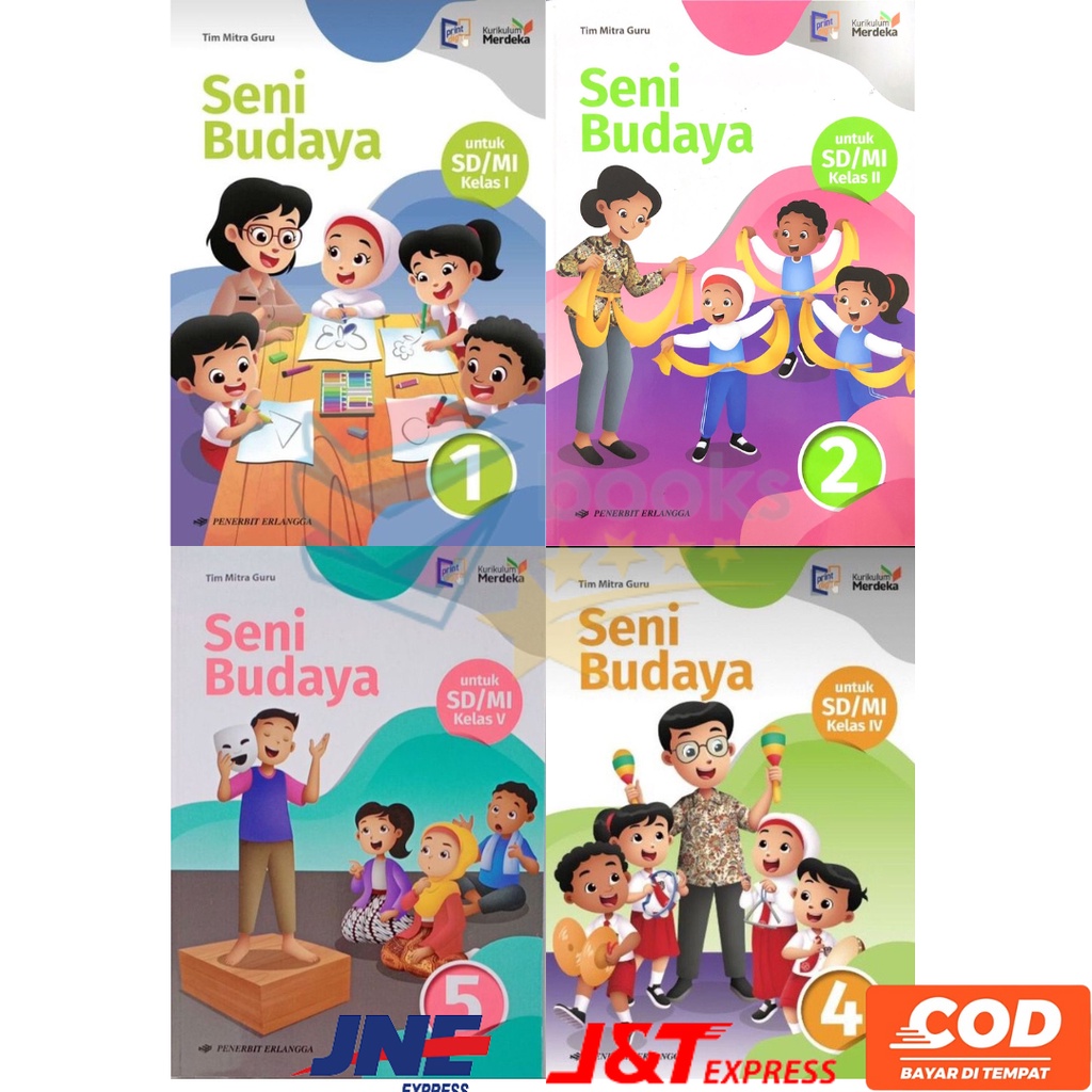 Jual Kurikulum Merdeka SENI BUDAYA SD/MI Kelas 1 2 3 4 5 6 Penerbit Erlangga ORIGINAL | Shopee ...