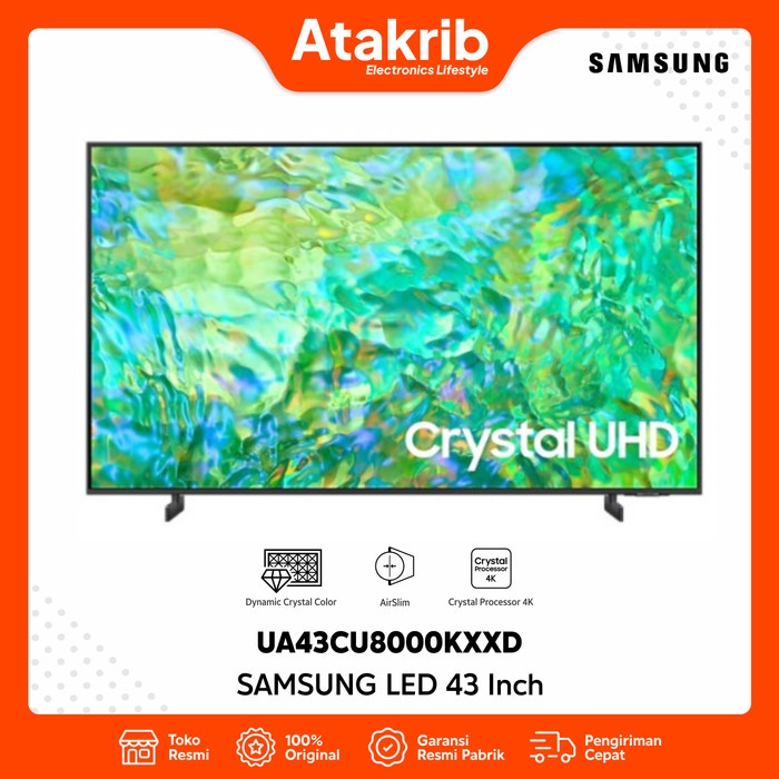 Jual SAMSUNG LED 43 UA43CU8000KXXD / 43CU8000 CRYSTAL 4K UHD SMART TV ...