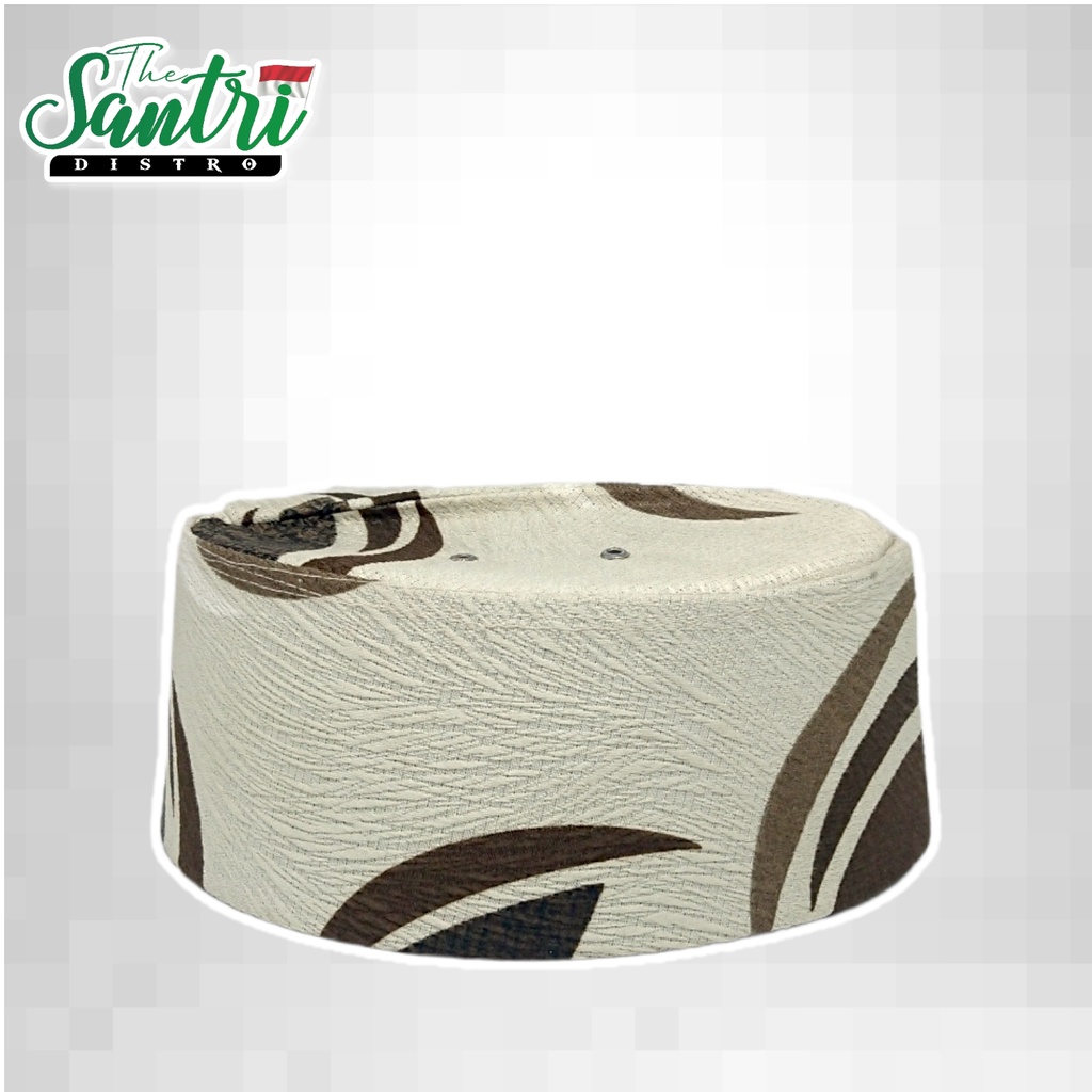Jual Kopyah Corak Coklat / Peci Kopiah Putih / Peci Putih Polos / Peci ...