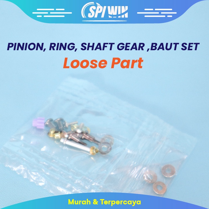 Jual Baut Ring Flat Pinion Shaft Counter Gear Kuningan bushing Tamiya ...