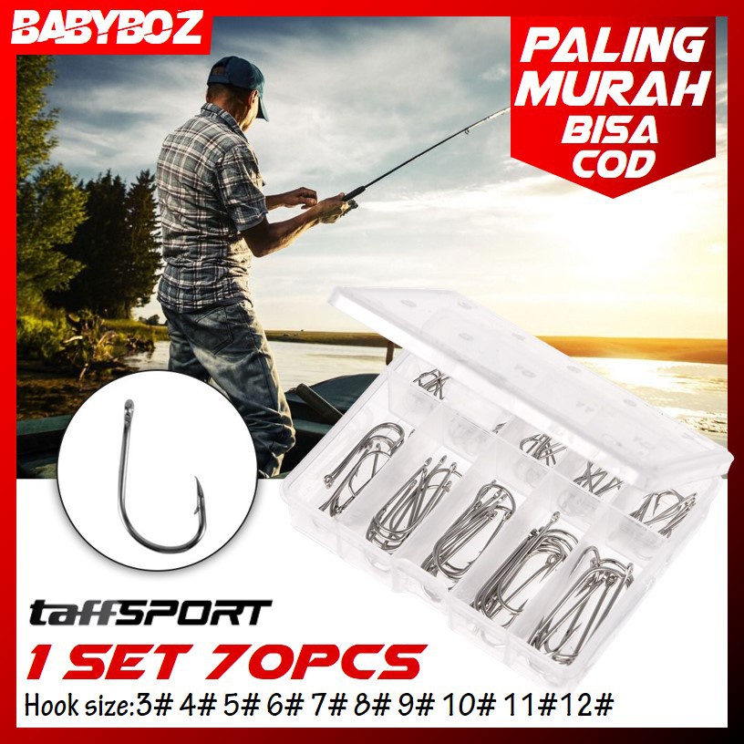 Jual BBM - KAIL PANCING SET Long Handled Fishing Hook Ten Division No 3 ...