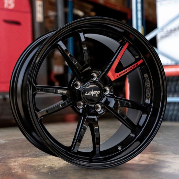 Jual Velg Lenso 95v Ori Ring 18 Black Mobil Toyota Innova Reborn hybrid ...