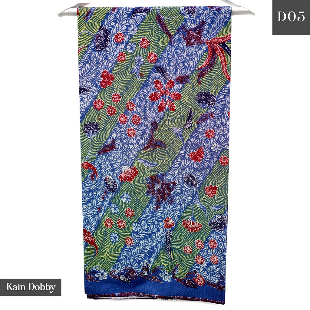 Jual BAHAN BATIK PREMIUM Dobby Dobi Dobbi Dolbi Warna Biru Hijau 723675 ...