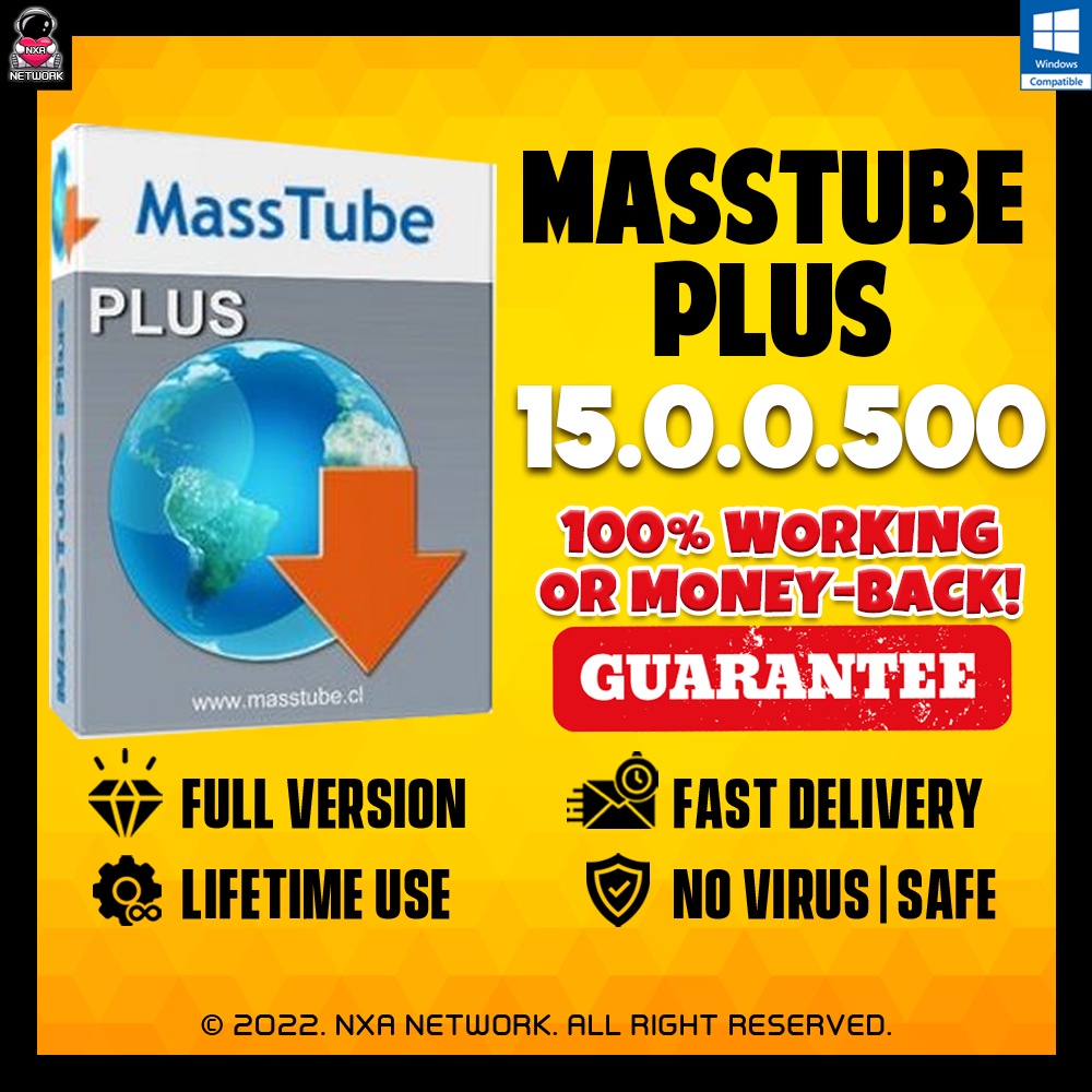 Jual MassTube Plus 15.0.0.500 | Guide Provided | Lifetime Full Version | 100% Working | No Virus ...