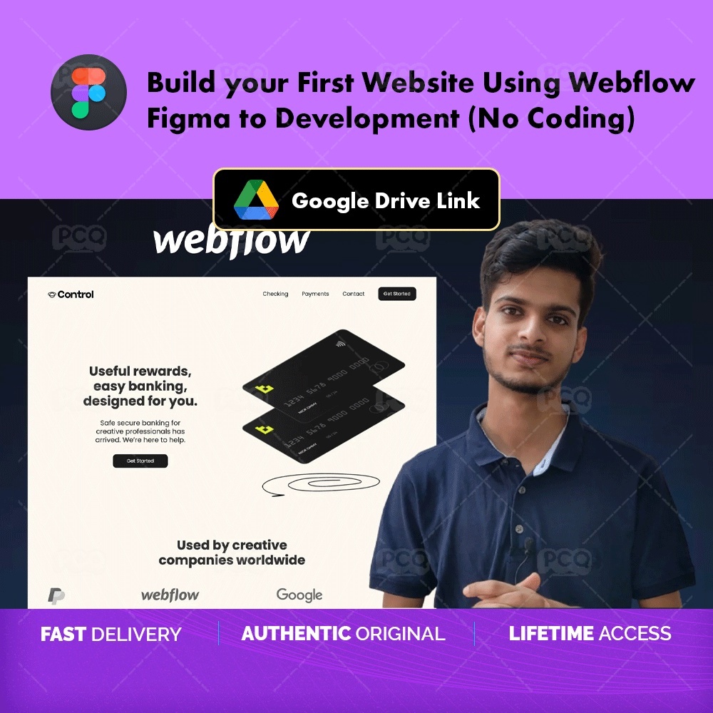 Jual Figma Course-Build your First Website Using Webflow Figma to Development (No Coding ...