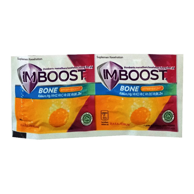 Jual IMBOOST BONE EFFERVESCENT JERUK STRIP 2 TABLET - MULTIVITAMIN ...