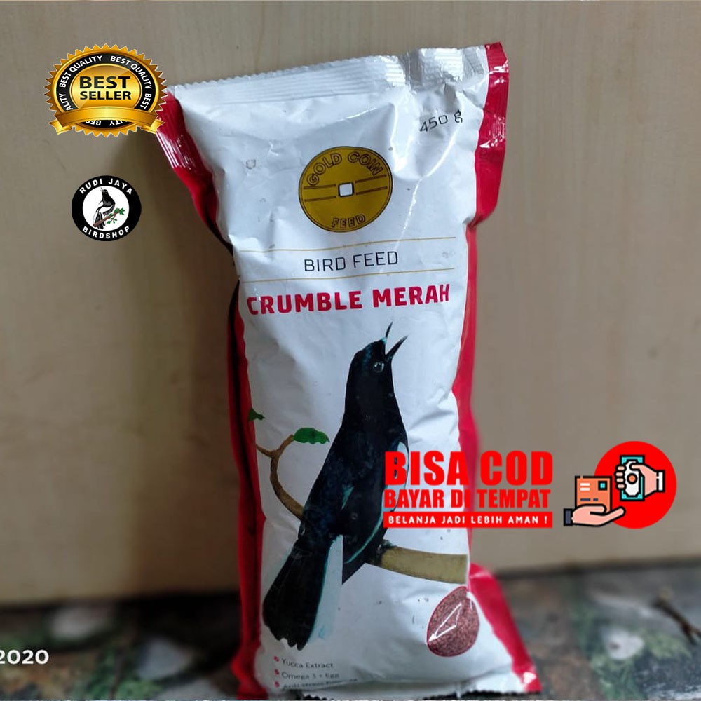 Jual JUAL GOLD COIN MERAH 250GRAM GAMBAR KACER PAKAN VOER BURUNG MURAI ...