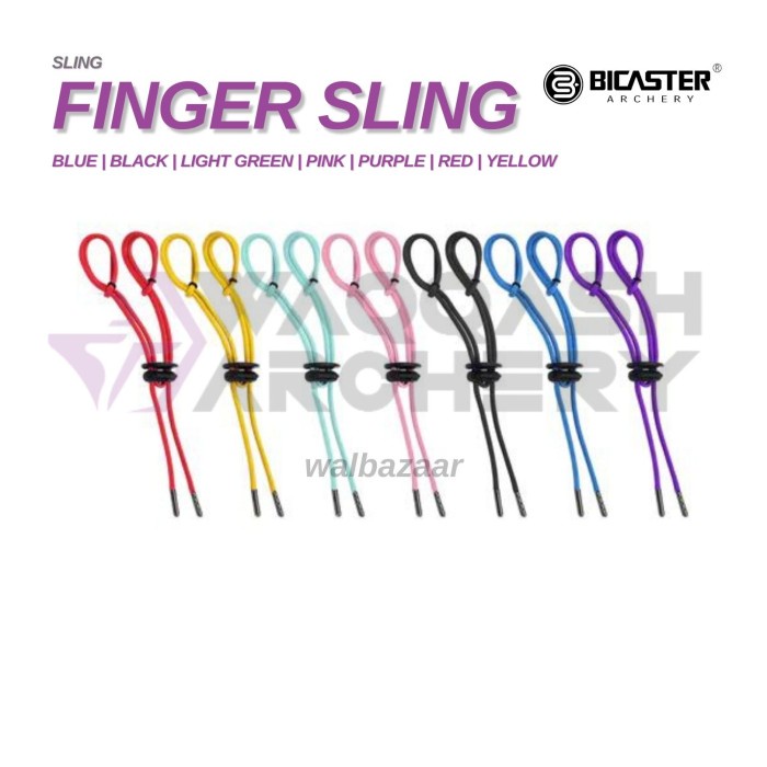 Jual BICASTER FINGERSLING Finger Sling Jari Recurve Barebow Original ...