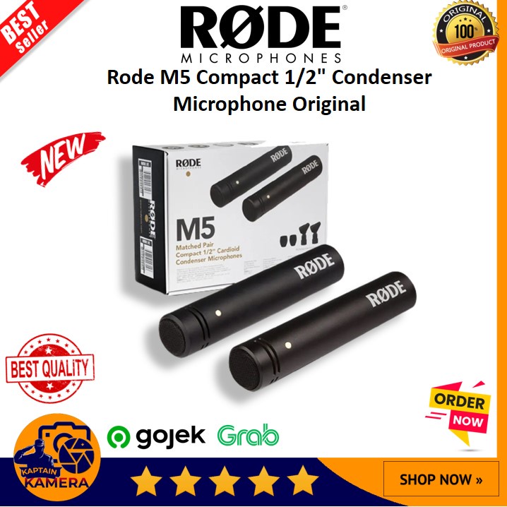 Jual Rode M5 Compact 1/2" Condenser Microphone Original | Shopee Indonesia