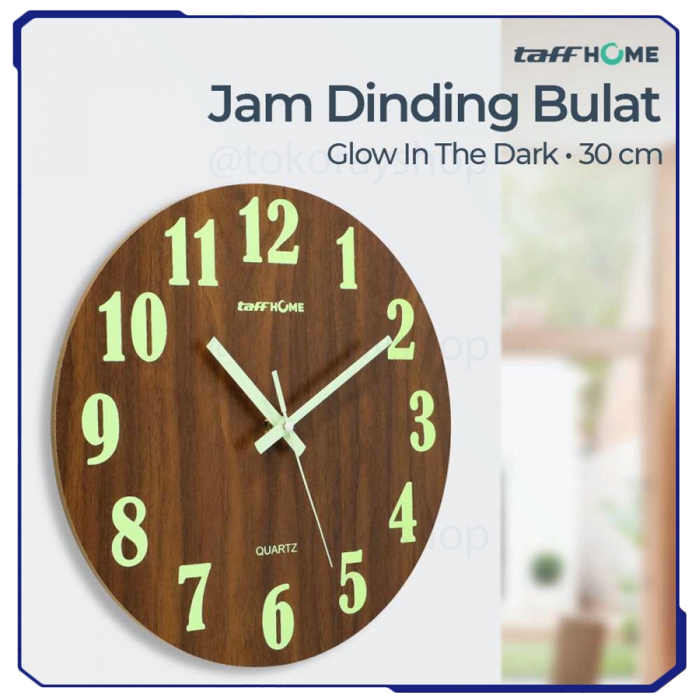 Jual Jam Dinding Quartz Glow in The Dark 30CM - MDB1/2/3/4 | Shopee ...