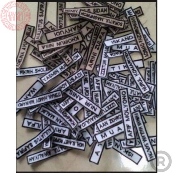 Jual Bordir [PROMO BISA SATU PCS ]CUSTOM BORDIL NAMA||BORDIL NAMA BET ...